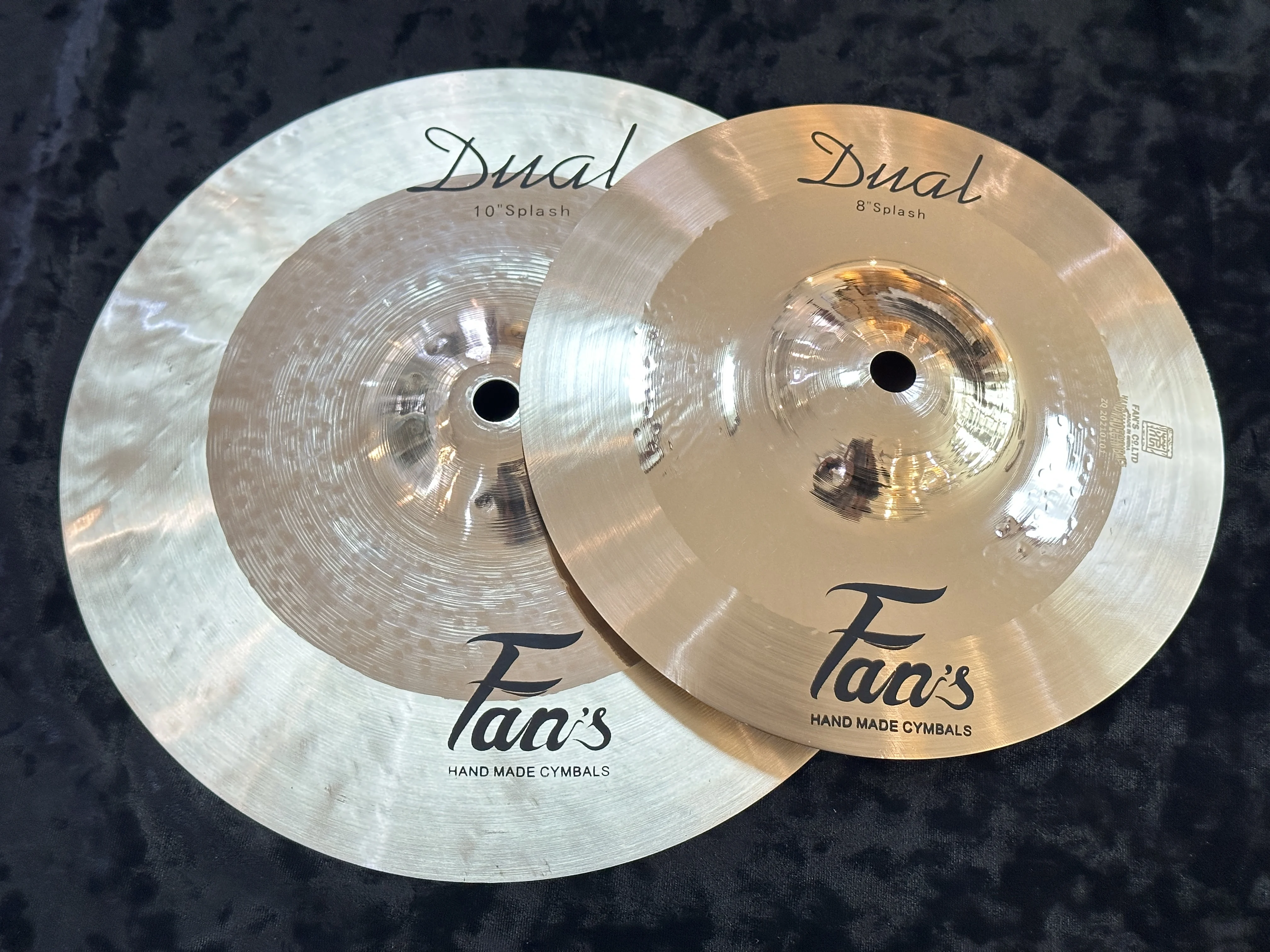 FANS B20 10" Splash Cymbals - 100% Handmade Dual Series with ...