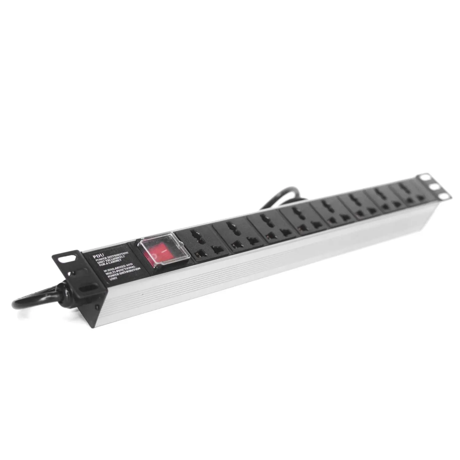 8 Ways Pdu 19 Inch Pdu Us Standard 1U Power Distribution With One ...