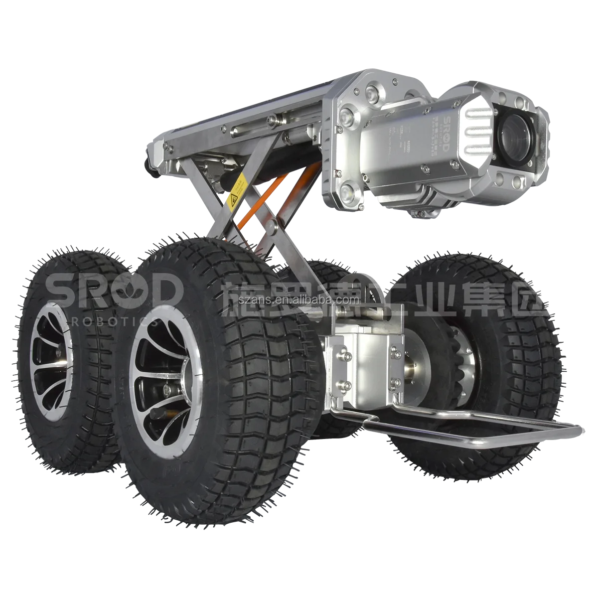 Mini Wireless Hidden Crawler PTZ Head Robotic Sewer Camera