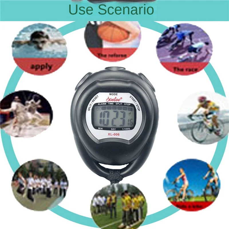 Single Channel 6 Digit Stopwatch for Sports Competition Training and ...