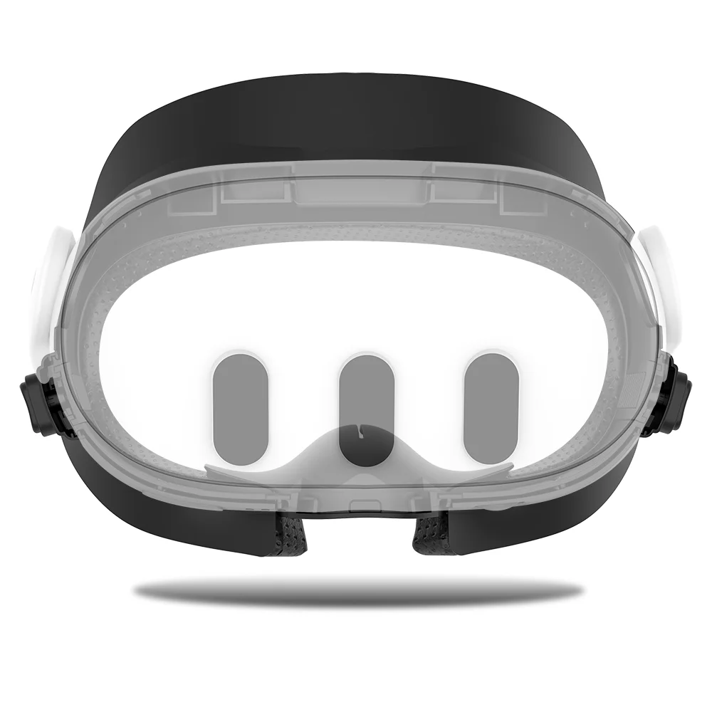 For Meta Quest 3 Vr Comfort Kit Premium Pu Leather Face Mask Cover Ice ...