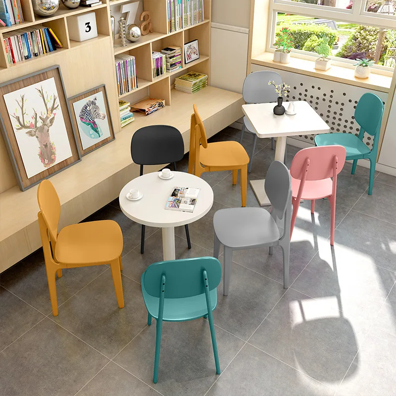 Modern Design Fast Food Dining Tables Chairs for Cafe & Cake Shop Use ...
