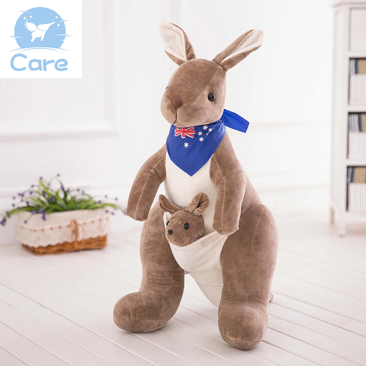 Australian Mother And Child Kangaroo Plush Soft Toy Holiday Gifts Stuffed&plush Toys Doll Plush ...