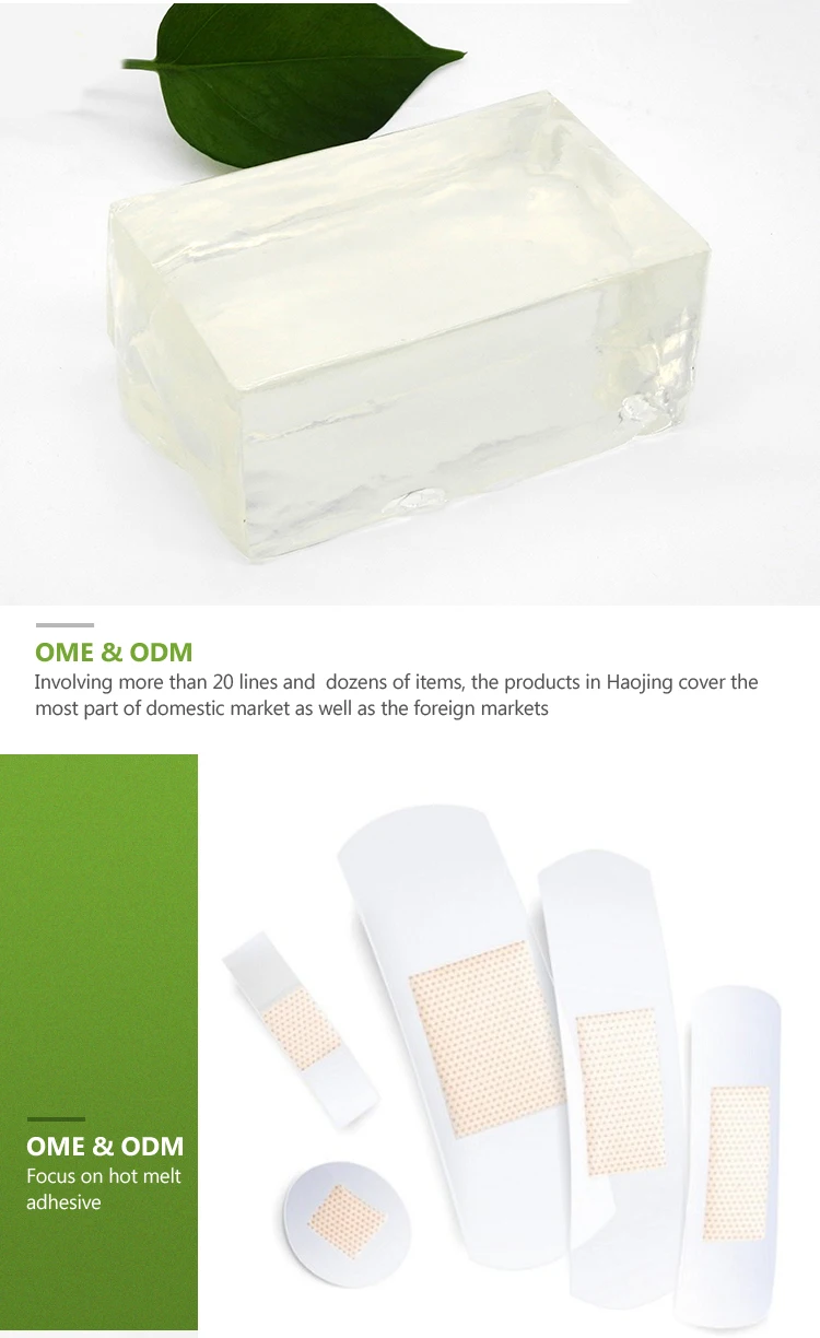 PSA Pressure Sensitive Adhesive Hot Melt for Skin Bandage Tape