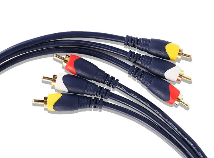 Cantell High Quality 1.5m/3m/5m 3rca To 3rca Audio Video Cable Rca ...