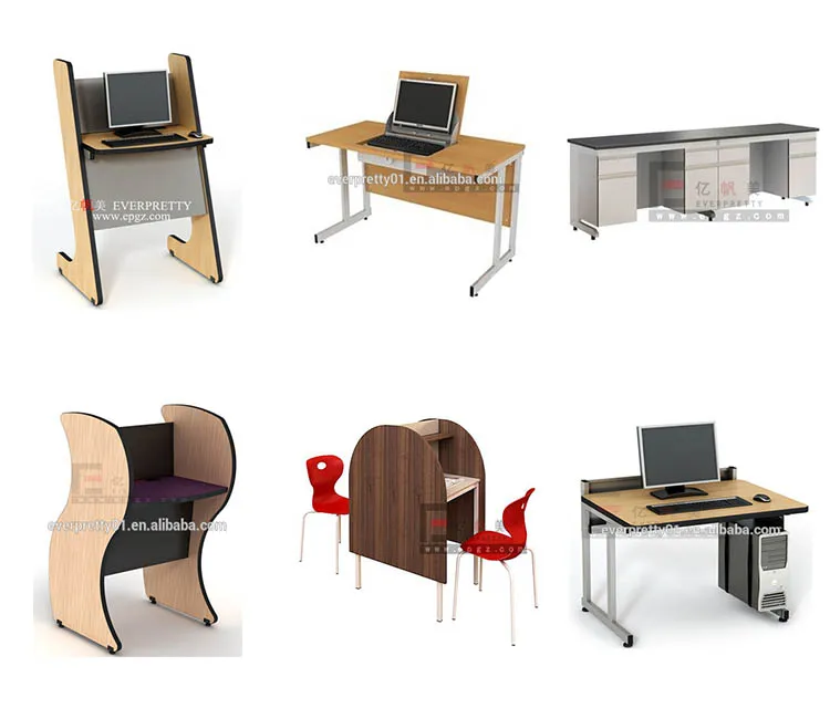 Simple Modern School Computer Lab Table Student Desk - Buy Computer ...