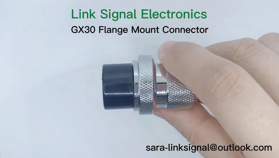 Factory Supply Aviation Plug Socket 30mm Thread Gx30 8 Pin Circular ...