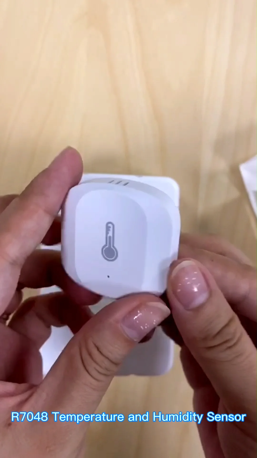 Tuya Wireless Mini Temperature And Humidity Sensor Device Work With Smart Zigbee Gateway For ...