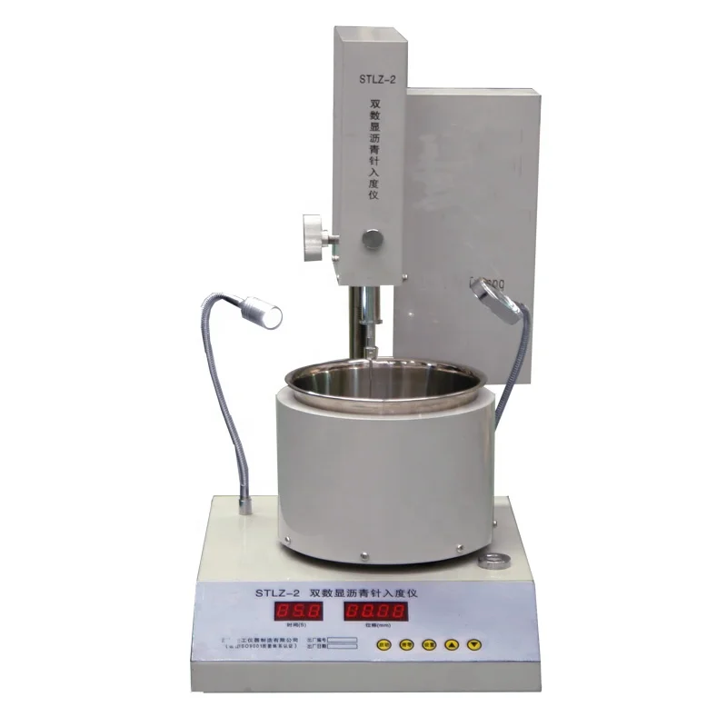 ASTM D5 AASHTO T49 Double-Digital Display Asphalt Penetrometer STLZ-2