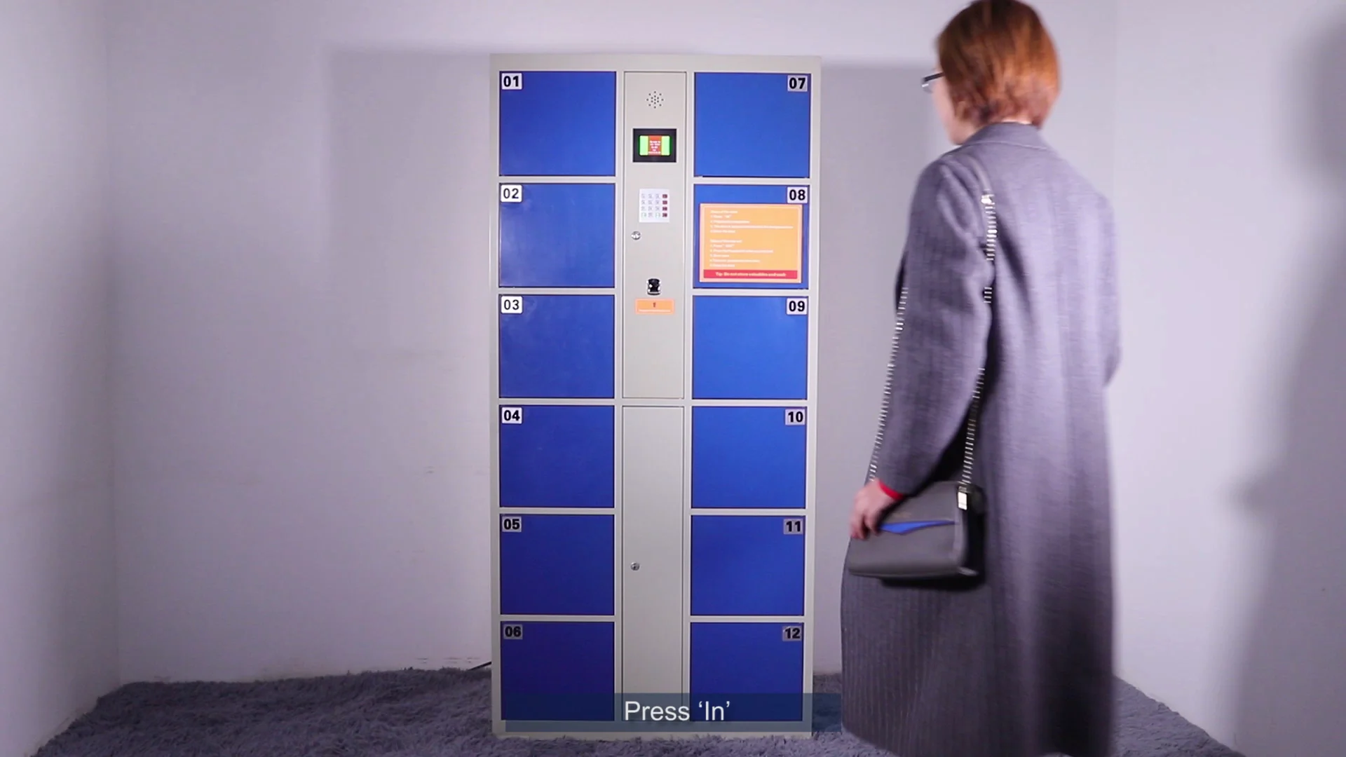 Fingerprint Delivery Intelligent Gym Outdoor Parcel Locker System ...