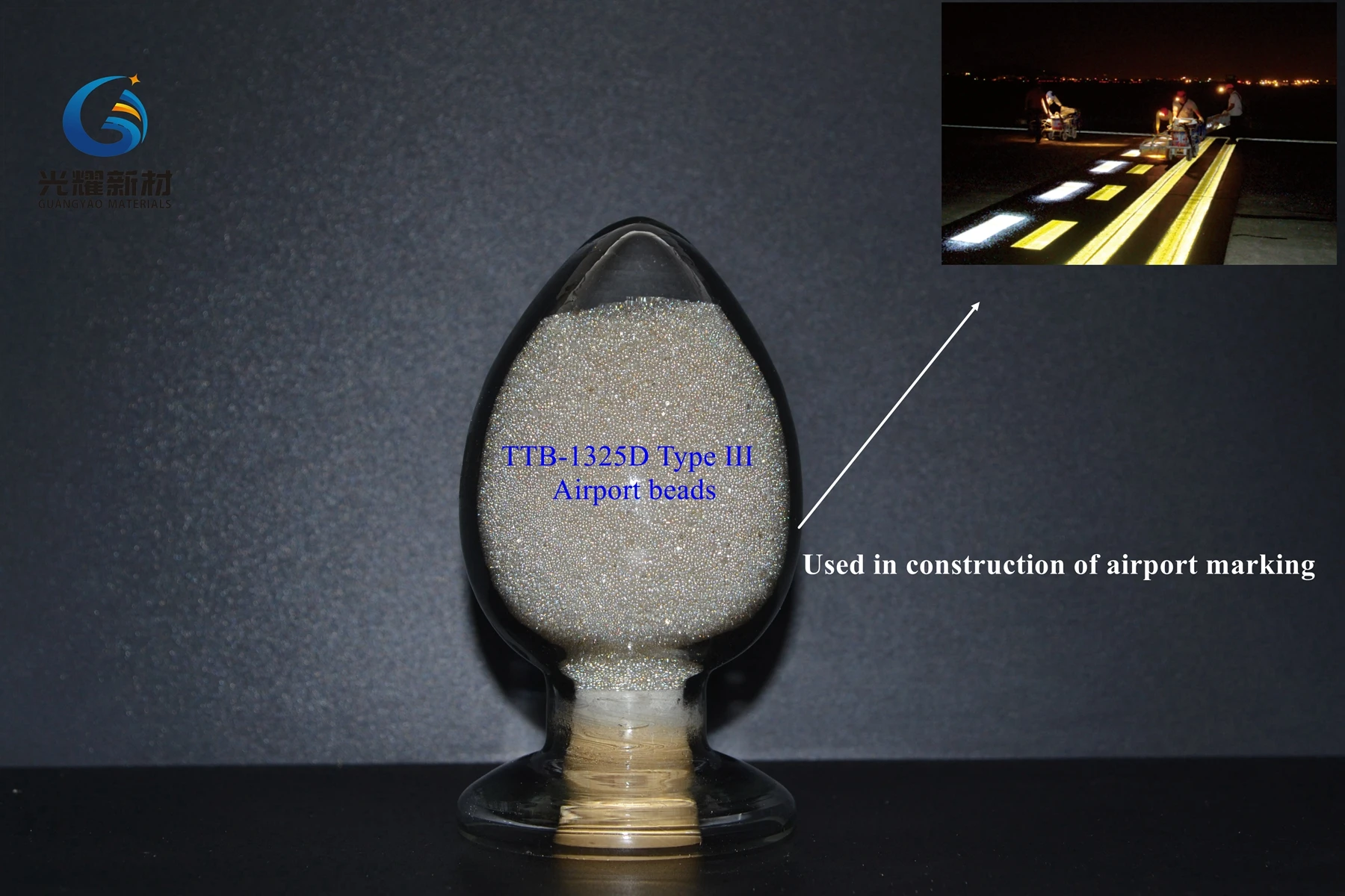 Manufacturer Whole Ttb-1325d Type Iii High Visibility Glass Beads For ...