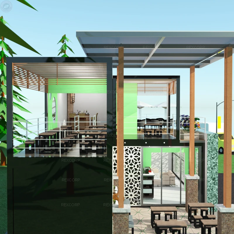 Luxury Flatpack Container Beach Club in Bahrain