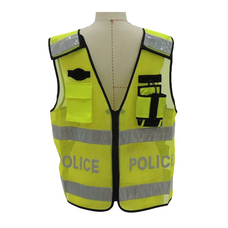 Adult Size Safe Tank Top Mens 100%polyester Bird-eye Custom Reflective ...