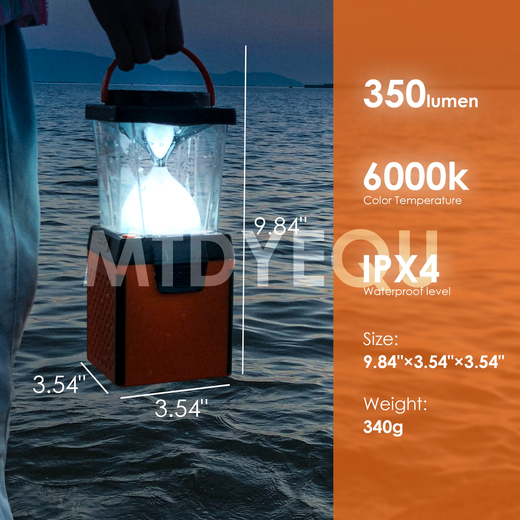 Led Salt Water Lamp,Camping Lights Outdoor,Portable,Power Efficient And ...