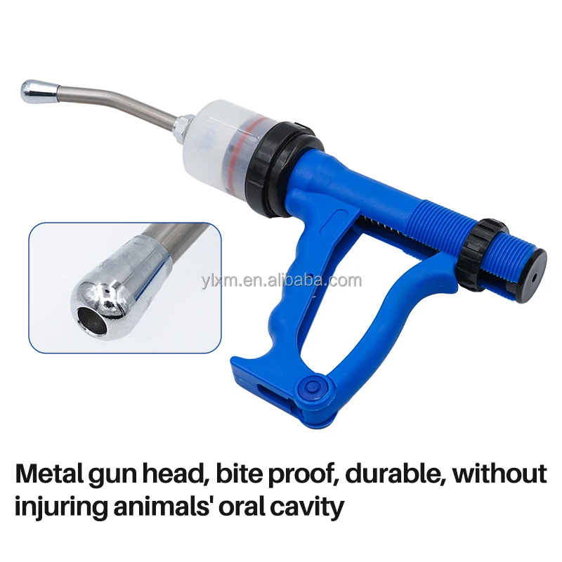 70ml Automatic Plastic Drenching Gun Animal Sheep Goat Cattle Livestock ...