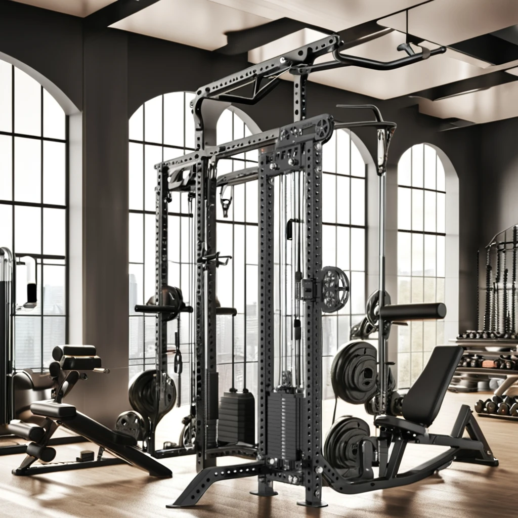 Small Household Fitness Trainer Commercial Unilateral Gantry High Pull ...