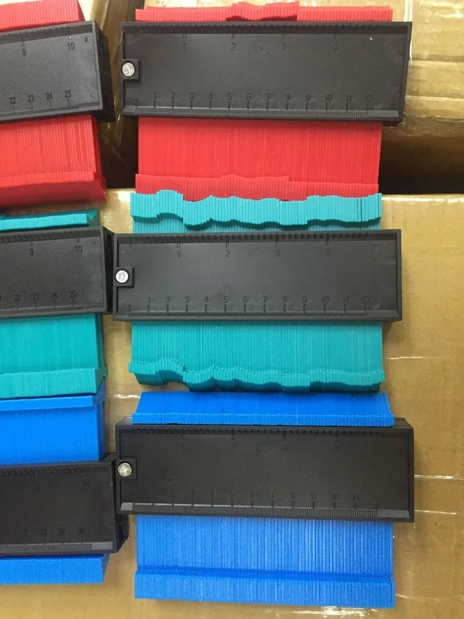 5inch 6inch 10inch Shape Contour Gauge Duplicator Plastic Contour Gauge ...