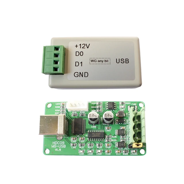 Wiegand26/34/37/48/66 Format Tester - USB Converter for Access Control