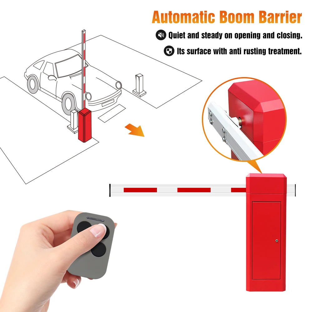 Automatic Boom Barrier for Car Parking - Reliable & Secure