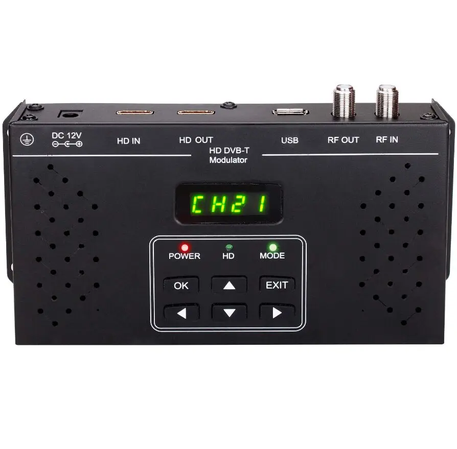HD to DVB-T Signal Encoder Modulator - DVB-T Digital Modulator