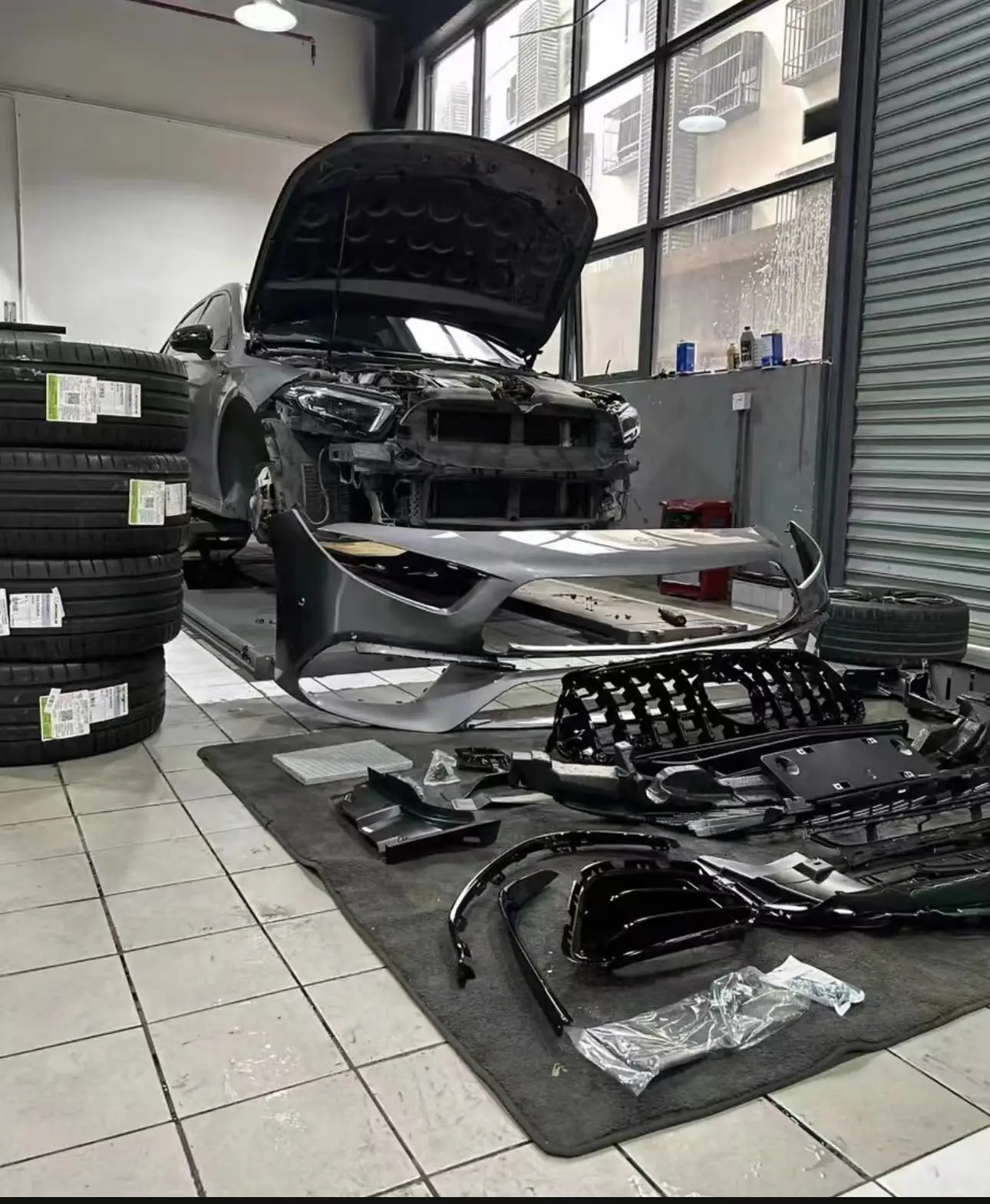 Mercedes Benz A Class W177 Body Kit - A45 S AMG Style