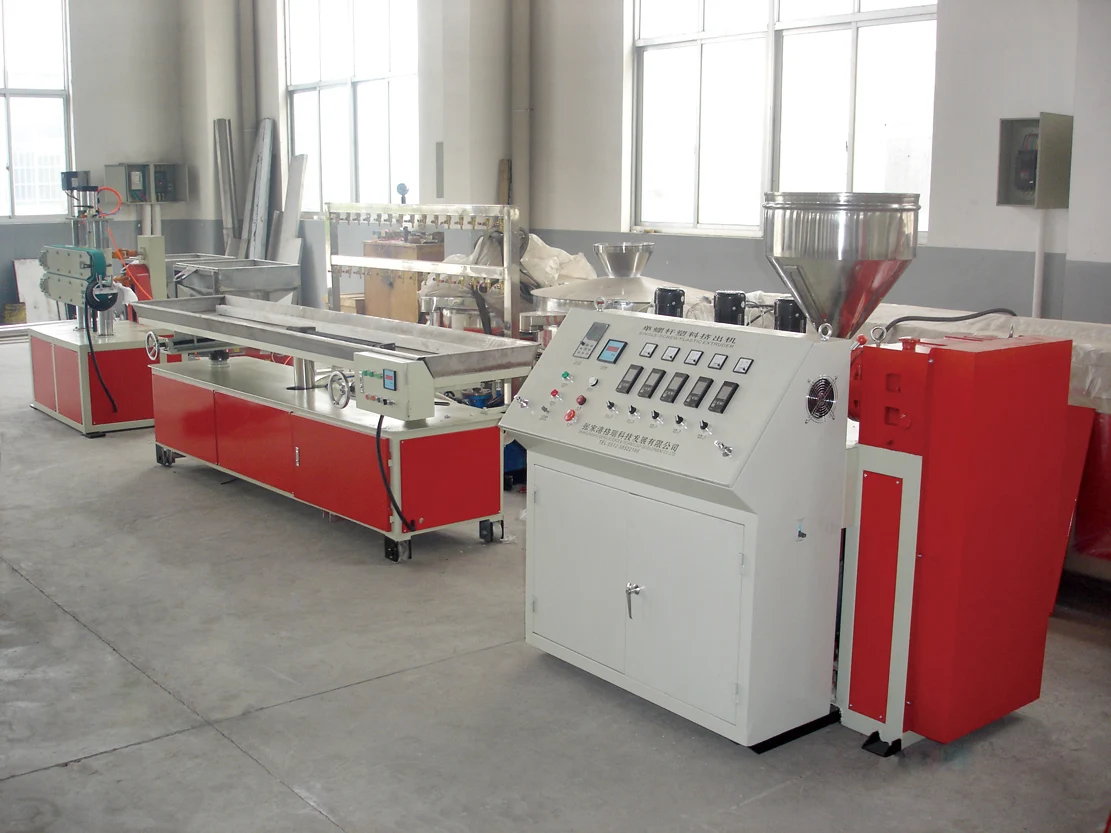 Profile Extrusion Production Line Pvc Wpc Plastic Wood Window Door Twin ...