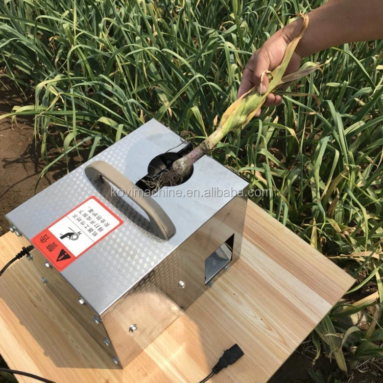 36v Small Onion Garlic Stem Root Cutter Machine Garlic Cut Root Machine