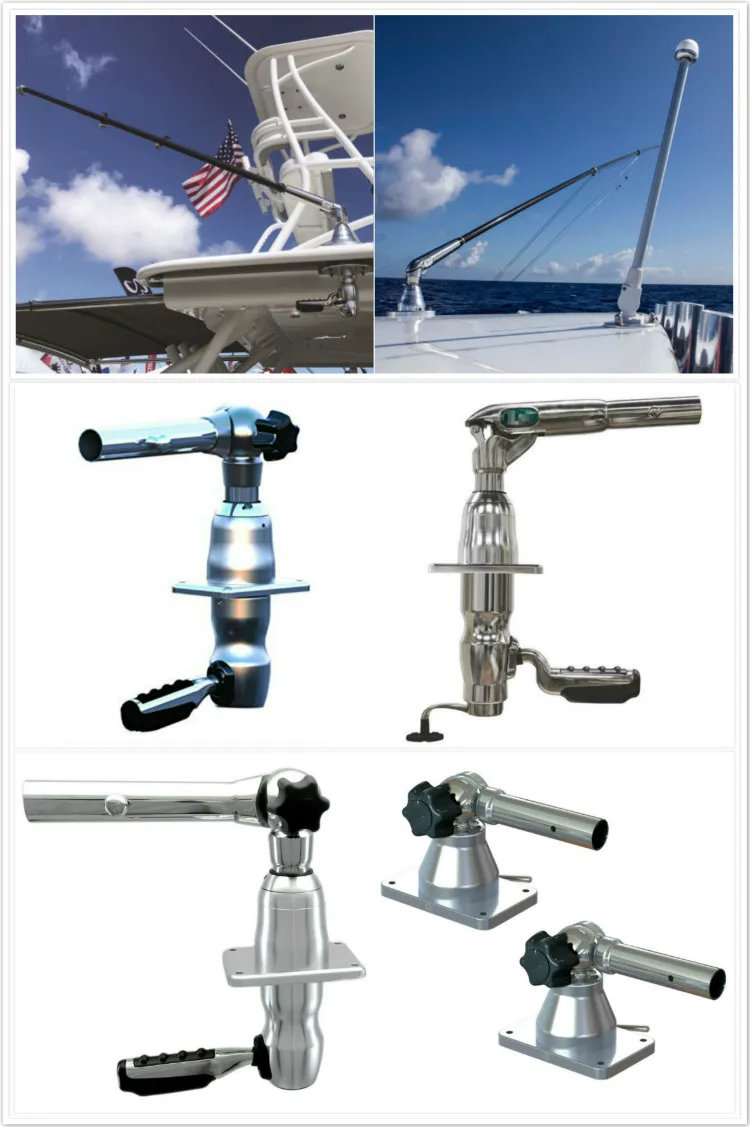 Investment Casting OEM Fishing Rod Stand Outrigger Mount Bases