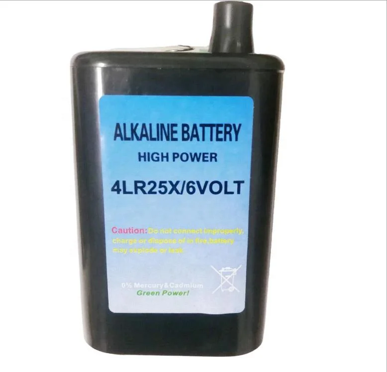 Small Alkaline 4lr25 Primary Lantern Battery 4r25 6v Dry Battery For ...