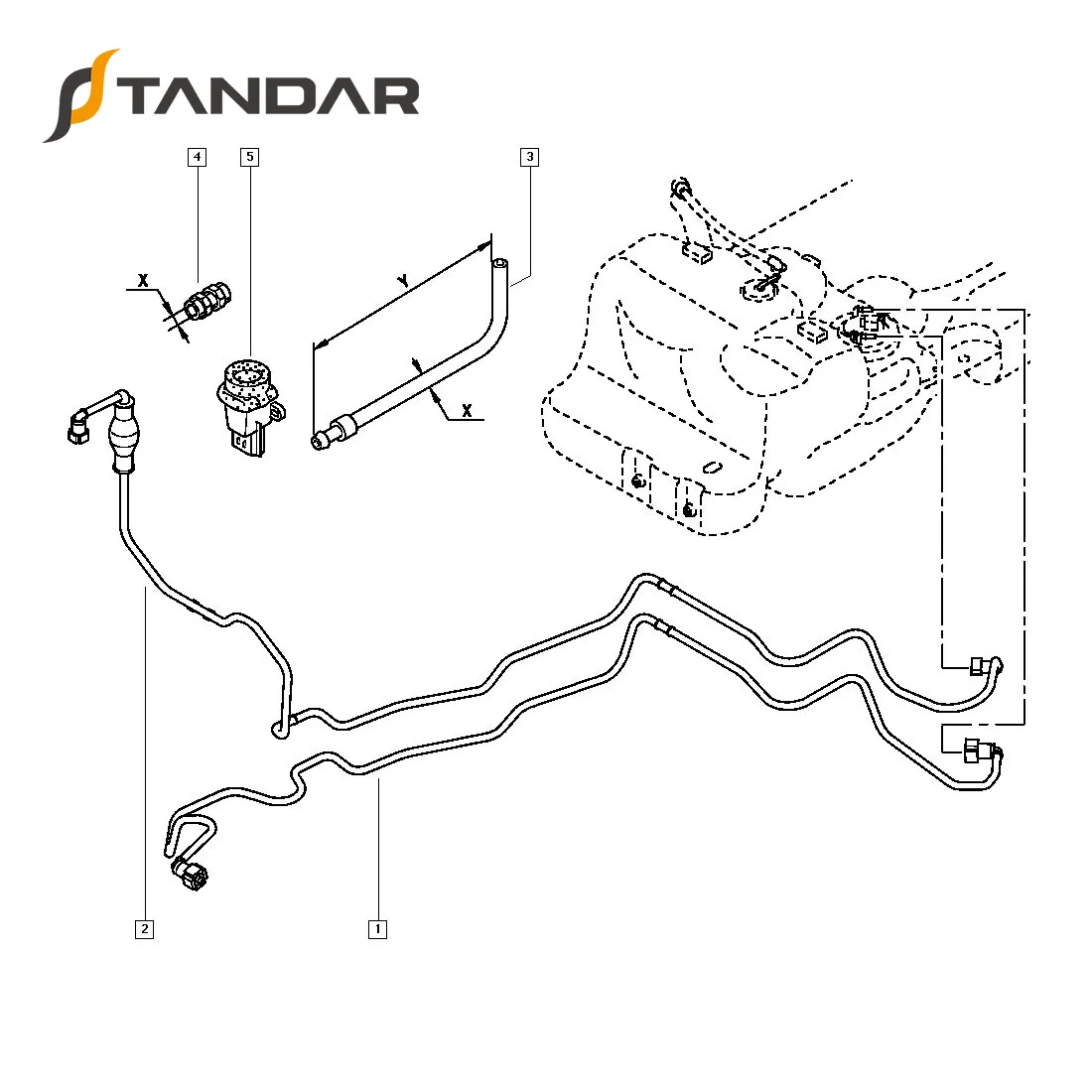 Топливная трубка инжектора 8200516617 для Renault Master| Alibaba.com
