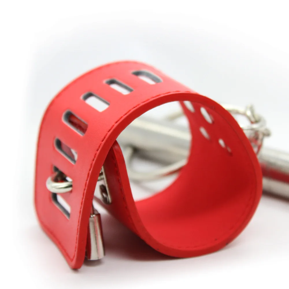 HM Stainless Steel Hanging Tube with Handcuffs Neckcuff Collar Sex Game ...