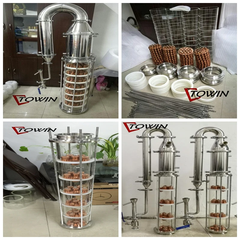 Towin 2in Crystal Glass Bubble Plate for Distillation & OEM | Wholesale