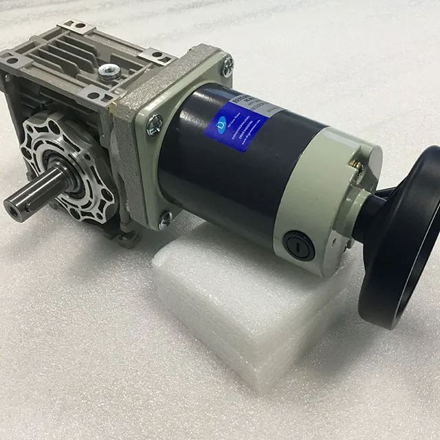 12v 24v DC Motor with Worm Gear Box - High Torque & Low Speed