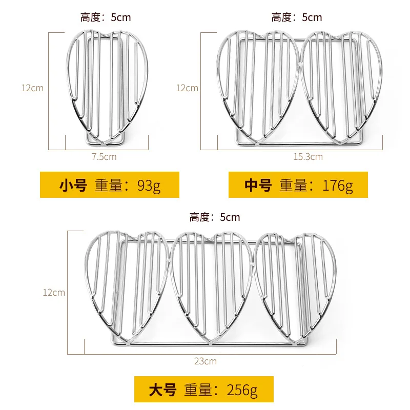 Tortillas Stand Wave Metal Dish Shaped Rack Parties Plate