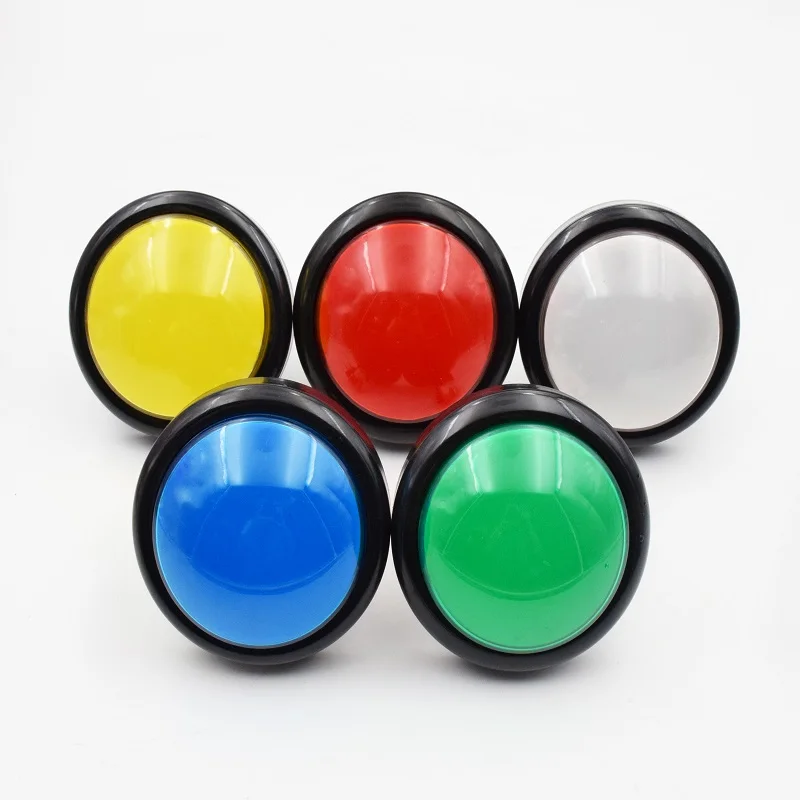 High Quality 100mm Big Round Illuminated Led Dome Push Butotn Switch ...