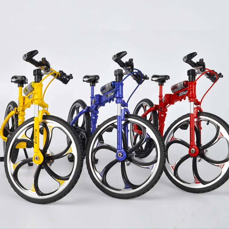 2022 Foldable Alloy Mountain Mini Bicycle Toy Finger Bike