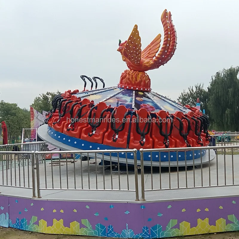 24 Seats Thrill Funfair Fire Phoenix Rides Carnival Amusement Park ...