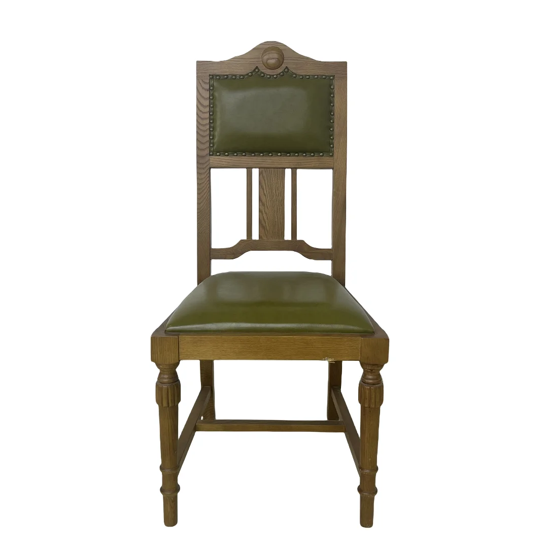 Old Shanghai Antique Leather Dining Chair Designer Western Style ...