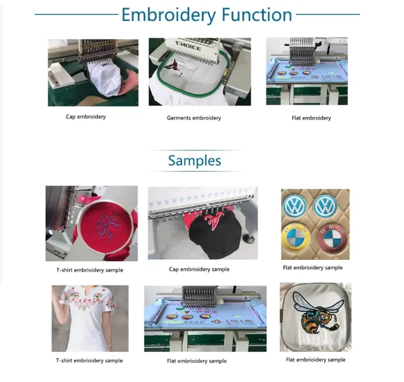 Golden Choice GC-1201EC - High Quality Single Head Embroidery Machine