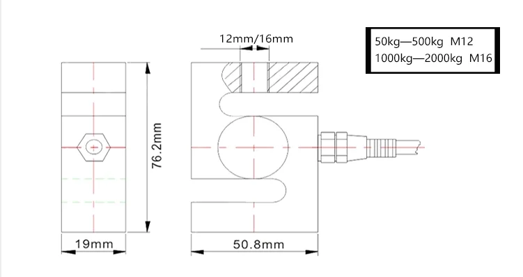 Load Cell Psd-s1 50kg For Electronic Scale - Buy Load Cell,Psd-s1 50kg ...