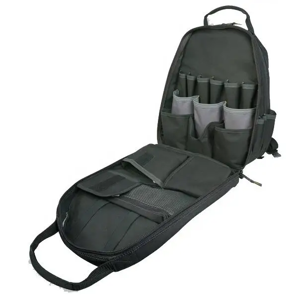 Telecom Workers Electrician Tool Backpack Bag With Tote Handle Multiple ...