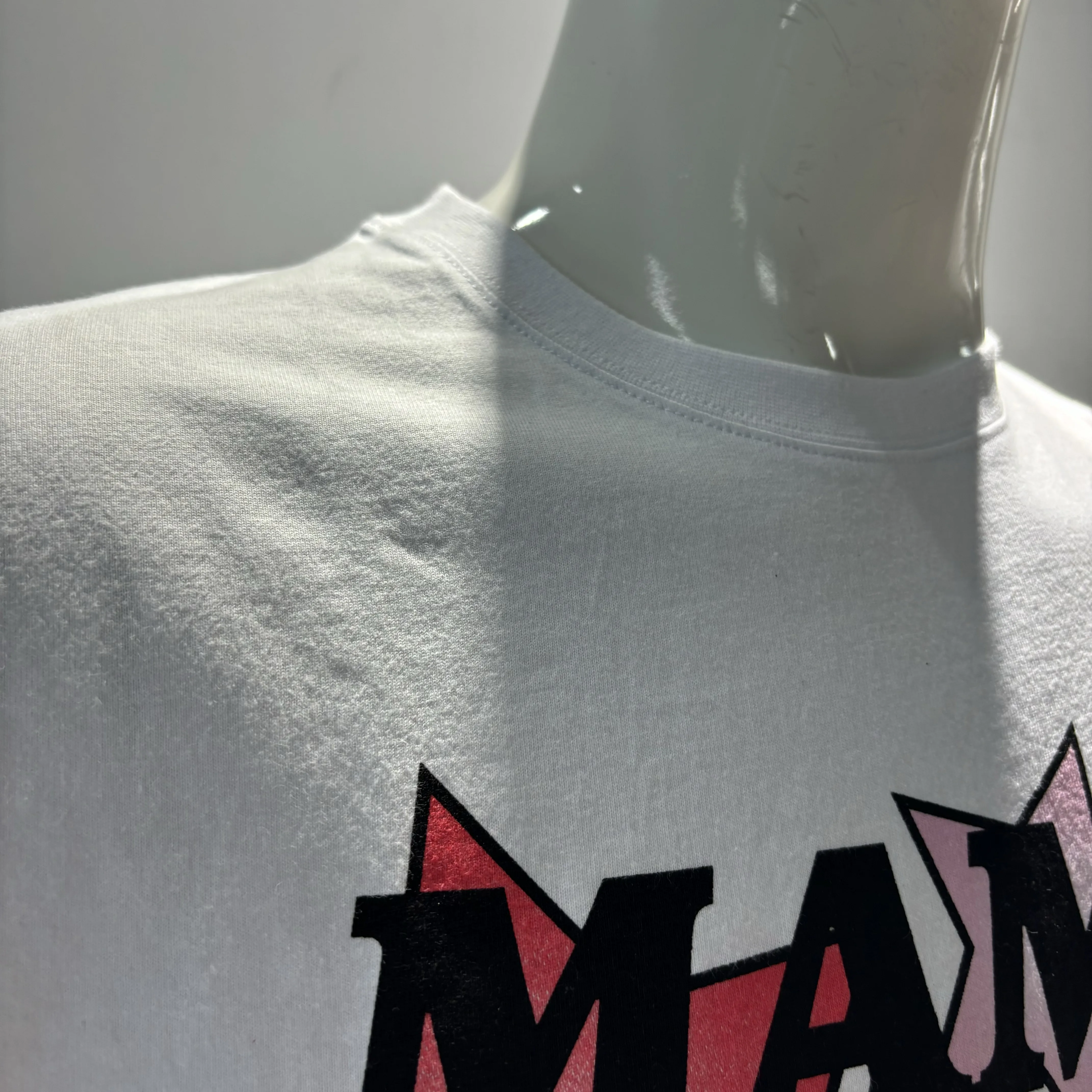 Ts2184 250 Gsm Oversized Fit White Colour 100%cotton Screen Printing ...