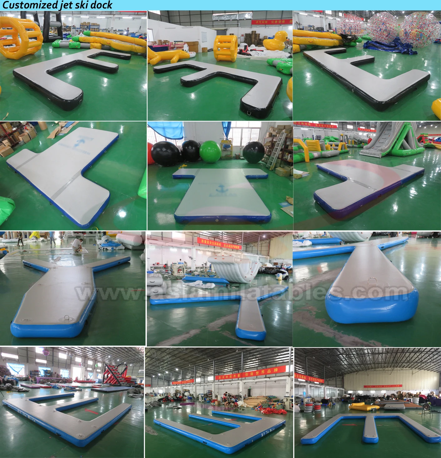 Heavy Duty Floating Swimming Platform Inflatable Dock Platform Yacht ...