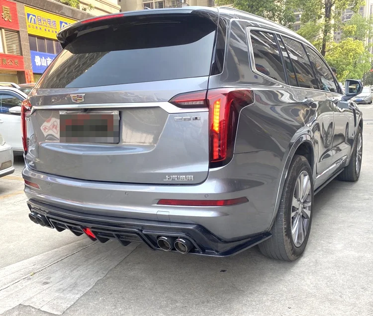 Auto Car Front Bumper Body Kits For Cadillac Xt6 2019-2021 Carbon Fiber ...