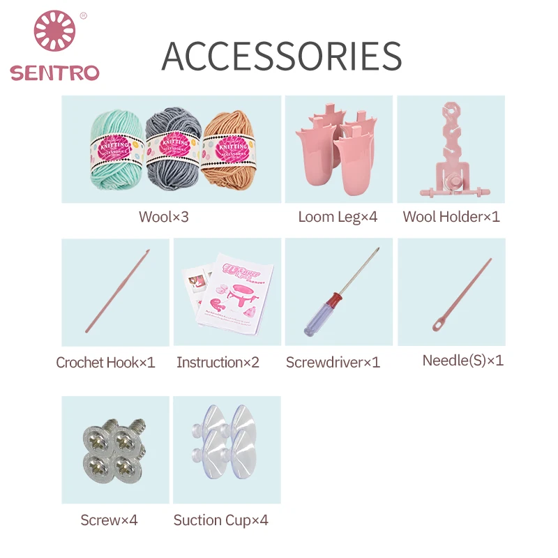 Sentro Wool Hat Circular Knitting Machines - Educational Toys