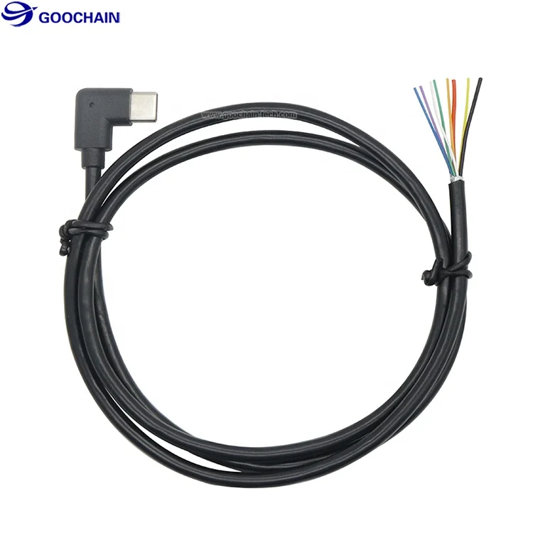 Right Angle Custom Made Mode 90 Degree Type C Male To Rj45 Male ...