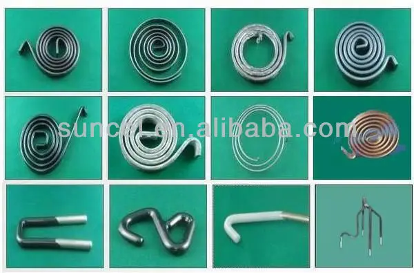 Red Color Pvc Coated Compression Spring For Bike Or Bicycle Damper ...