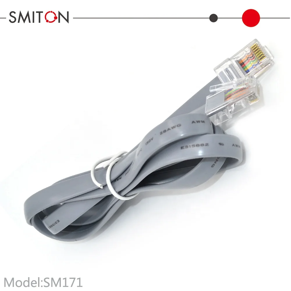 8 Cores Telephone Cable Rj45 Flat Telephone Cable Cord - Buy Rj45 Flat ...