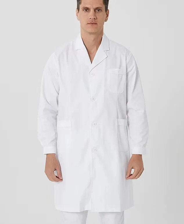 100% 棉质医疗制服医生 & #039;s制服白色实验室外套| Alibaba.com