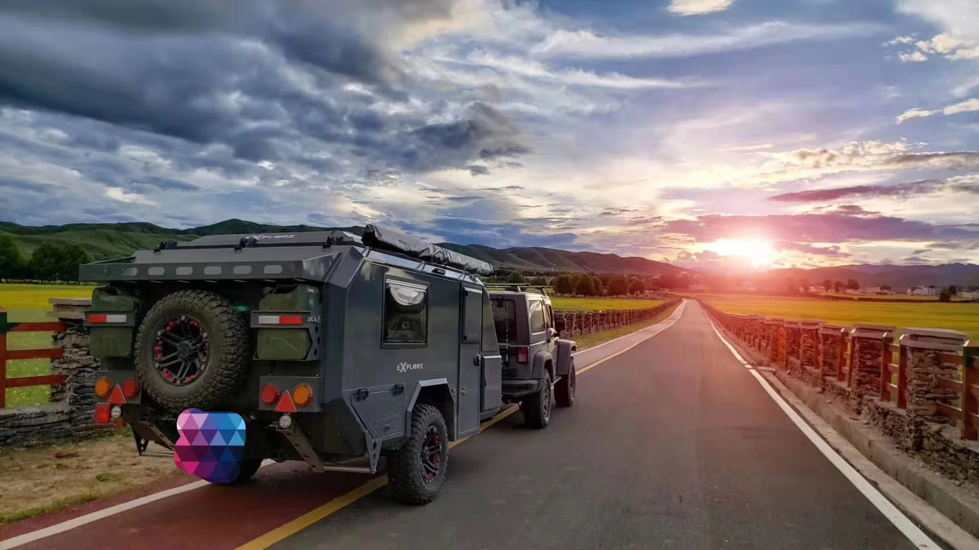 Australian Standard Rv Rugged Travel Trailer Mini Caravan For Sale ...